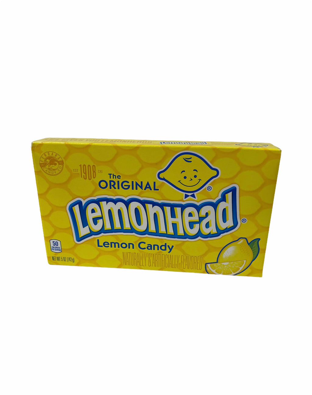 The Original Lemonhead Lemon Candy Theatre Box - 142g – What-A-Treat